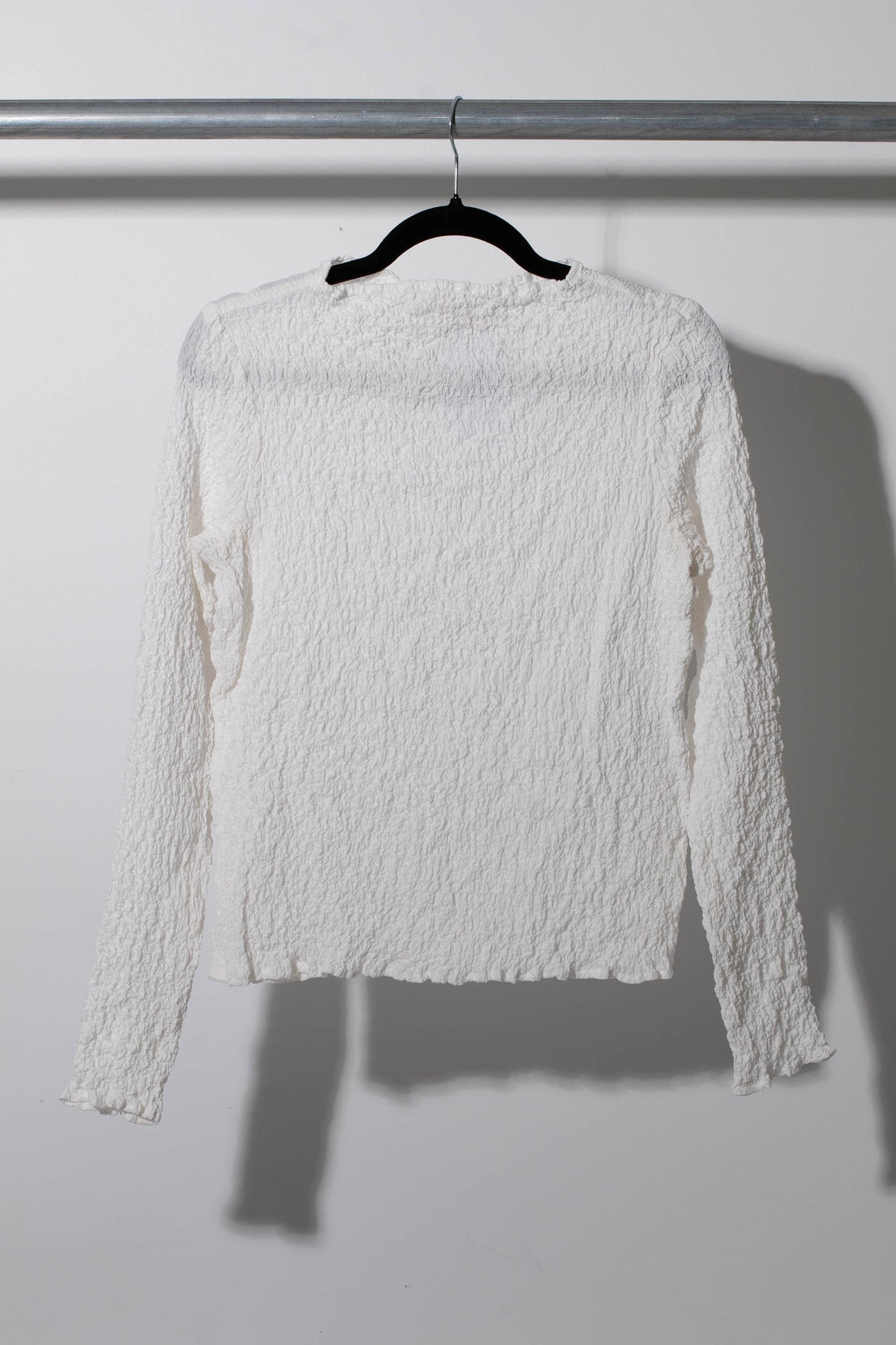 CRINKLE COTTON SKIVVY - White - OOSTEROM – JPalm